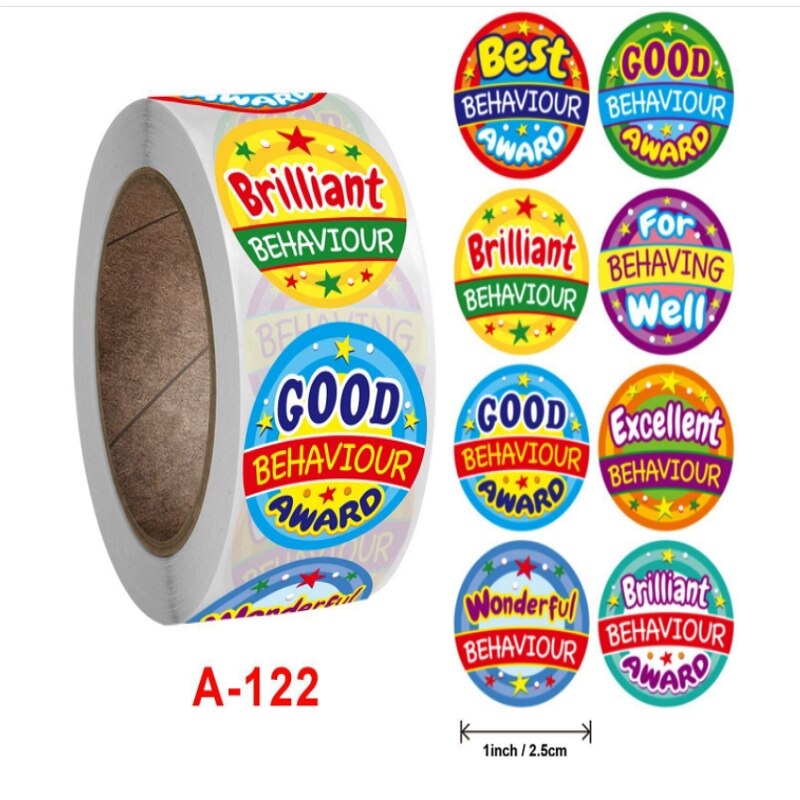 500pcs/roll Zoo Animals cartoon Stickers for kids ... – Grandado