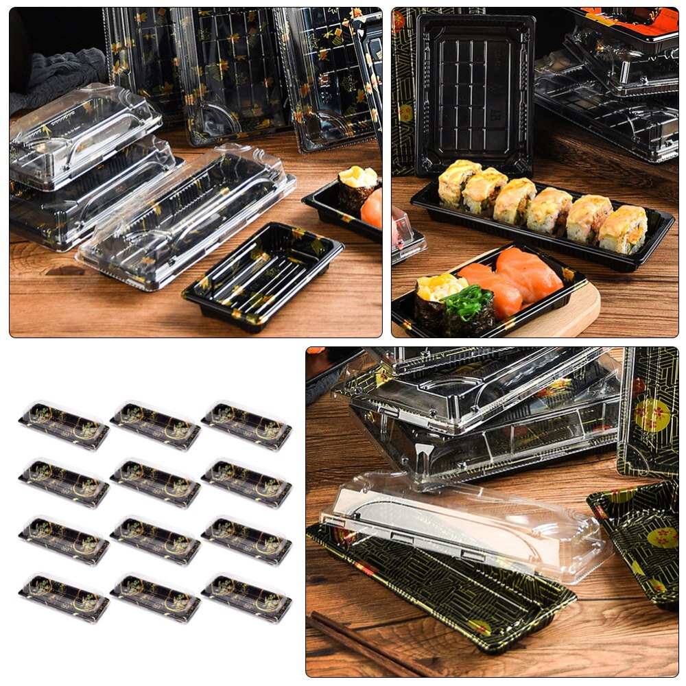 20Pcs Disposable Sushi Take Out Box Printing Delic... – Grandado