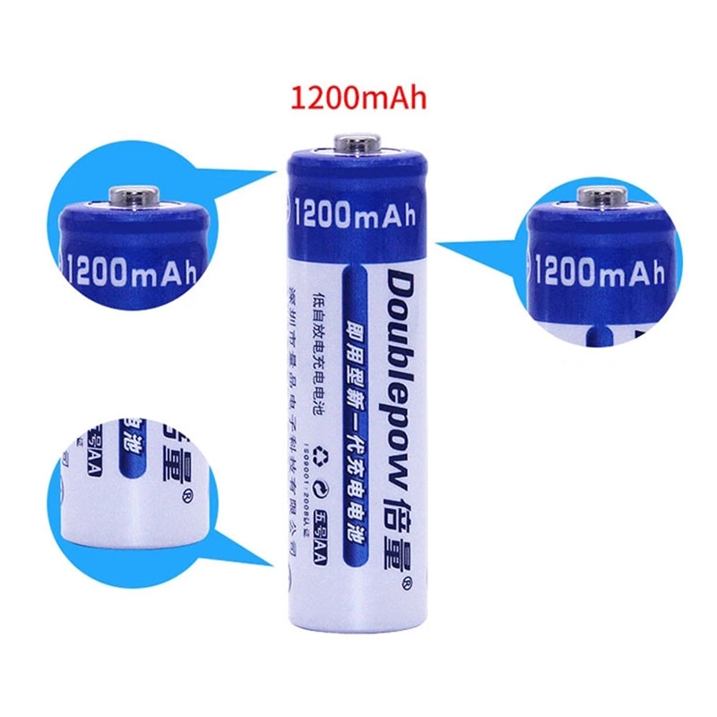 High performance AA 1200mah rechargeable NI-MH bat... – Grandado