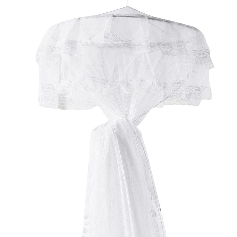 ! White Princess Bed Canopy Netting Mosquito Net R... – Grandado