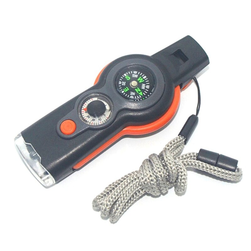 Multifunction 7 in1 Outdoor Survival Whistle Keych... – Grandado