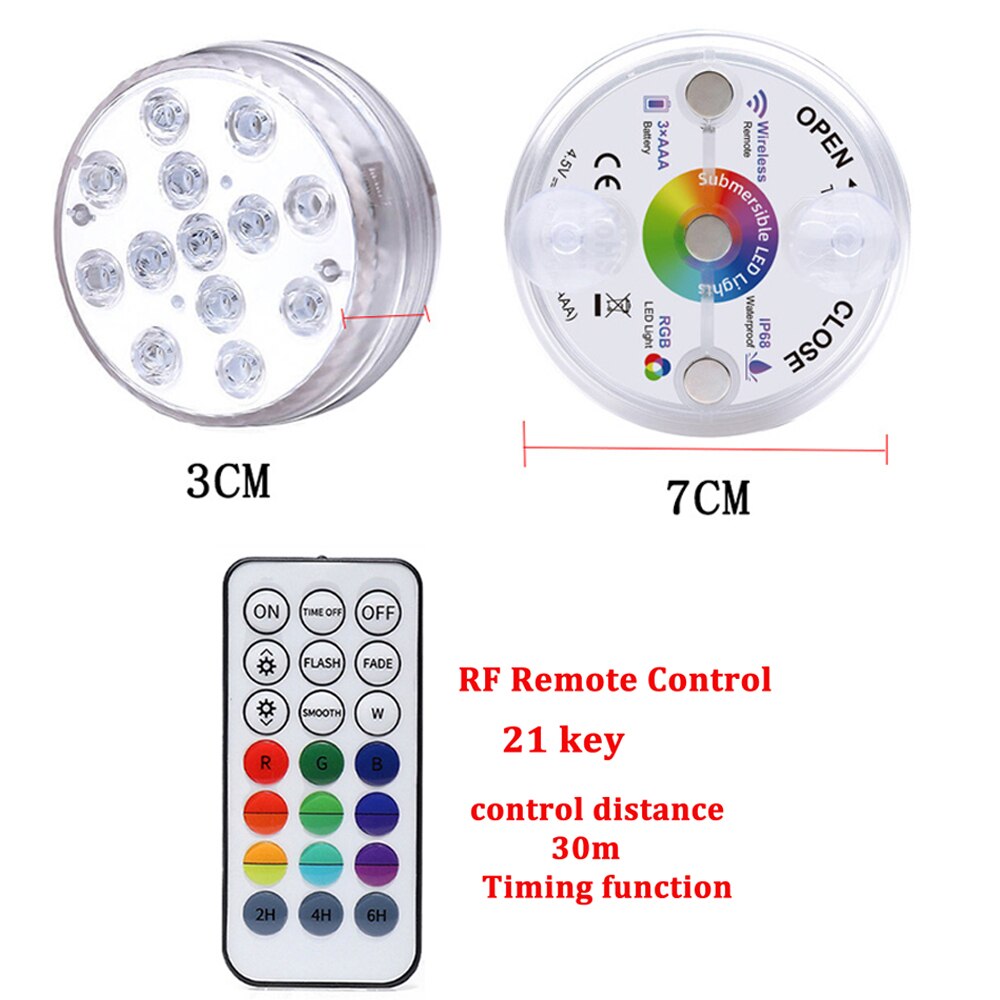 13 Led IP68 Onderwater Kleurrijke Lamp Bad Aquariu... – Vicedeal