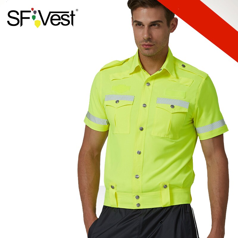 Hi Vis Reflective Warning Clothes Mens Safety Work... – Grandado
