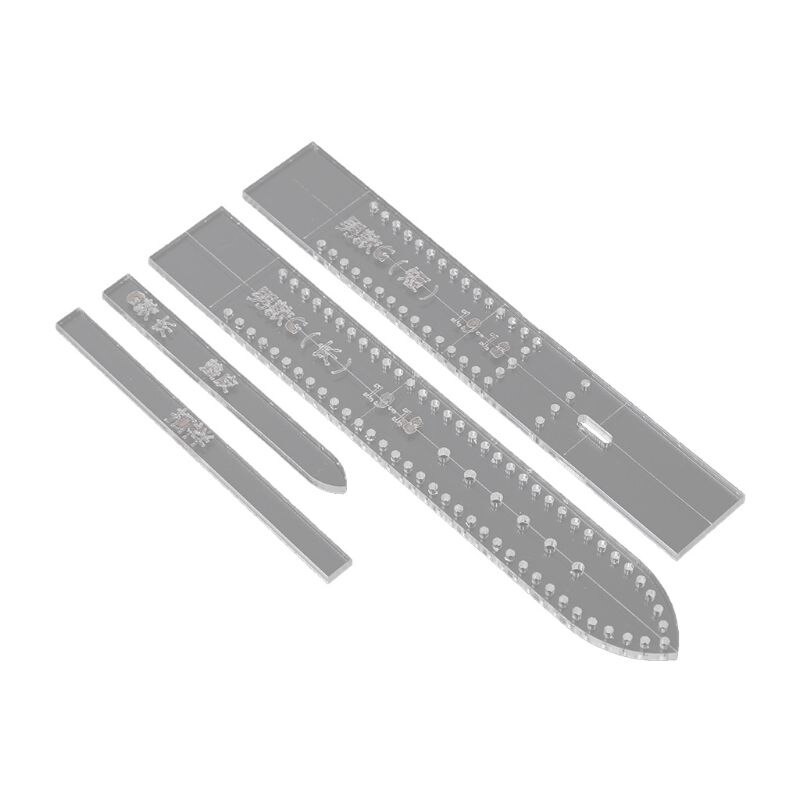 4Pcs/Set Transparent Acrylic Watch Strap Band Sten... – Grandado