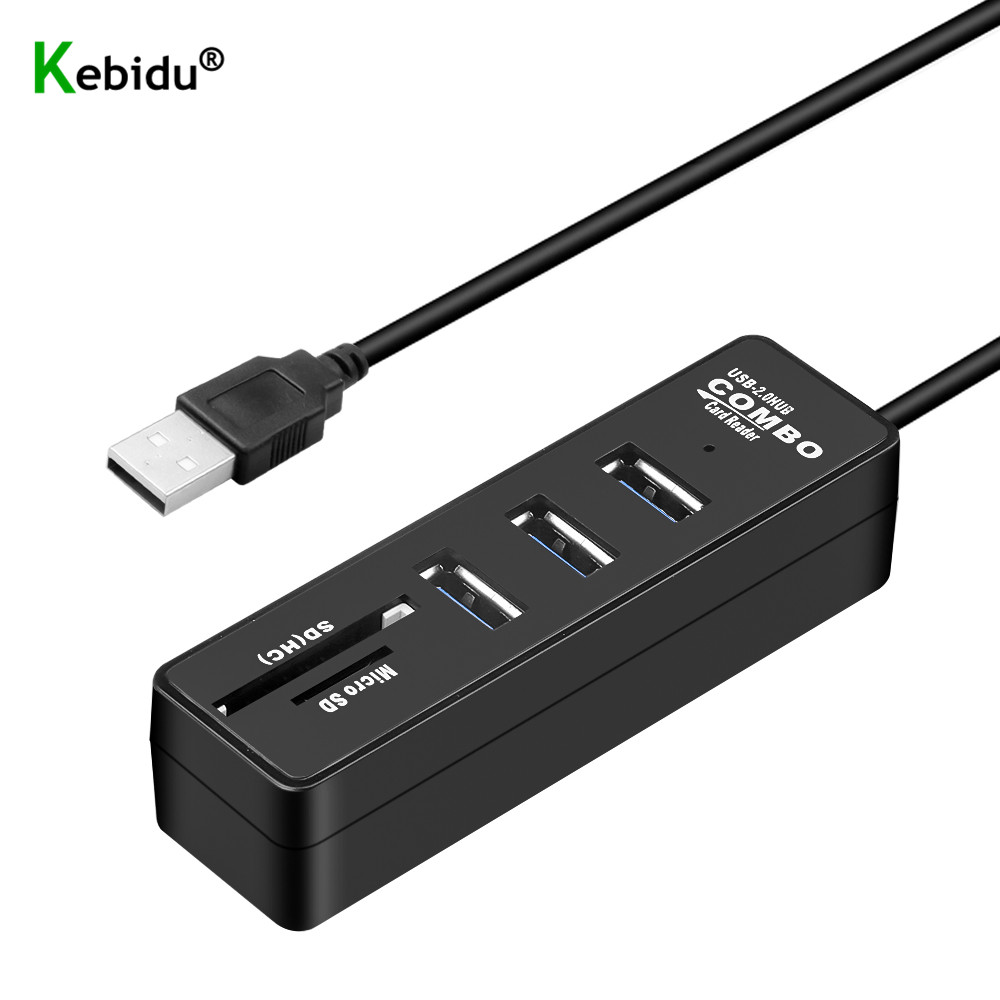 Kebidu 2 in1 Combo USB Hub 3 Port USB 2.0 To USB 3... – Grandado