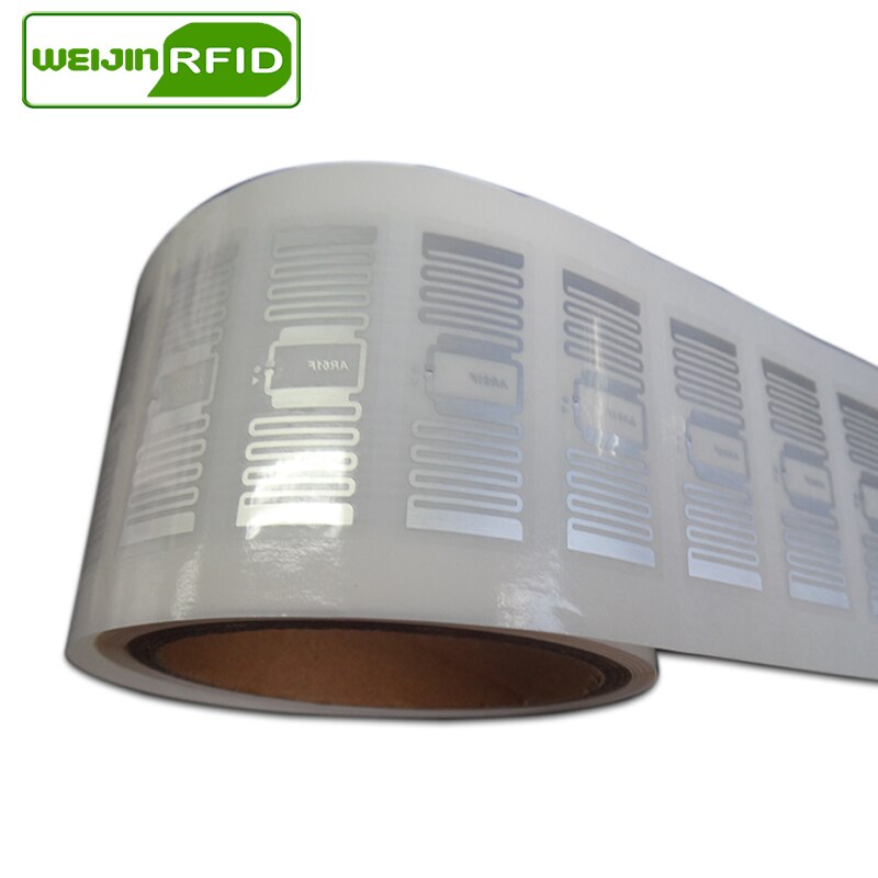 UHF RFID tag EPC 6C sticker impinj MonzaR6 AR61F n... – Vicedeal