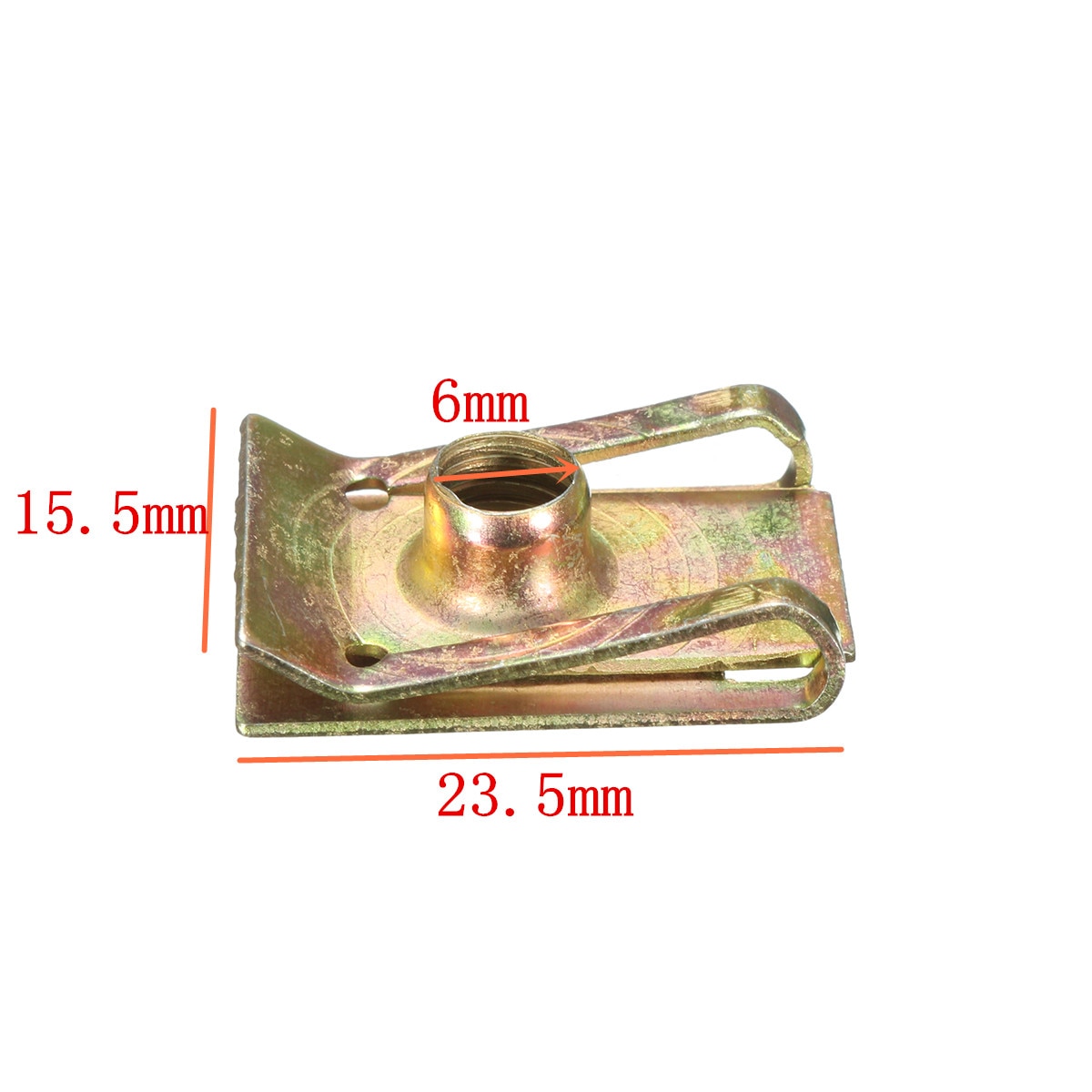 5x M6 6mm Tread Panel Spire Nut Fairing Clip Faste... – Grandado