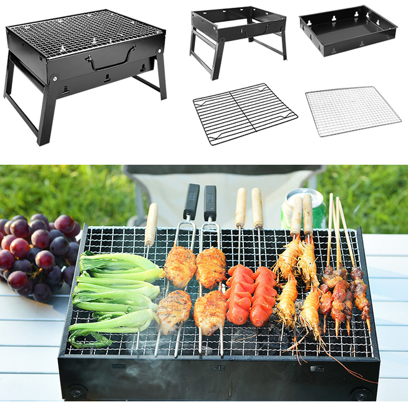 Big Size Portable Charcoal Barbecue Grill Barbecue... – Grandado