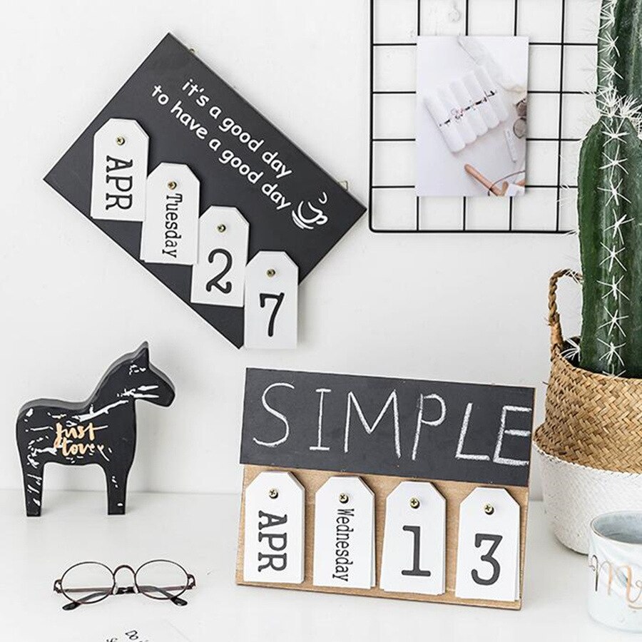 European-Style Home Decoration Perpetual Calendar ... – Grandado