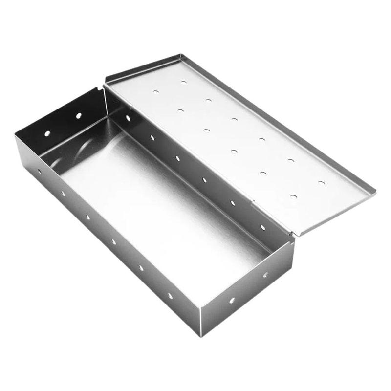 Outdoor BBQ Steel Smoke Box Tools Wood Chips For I... – Grandado