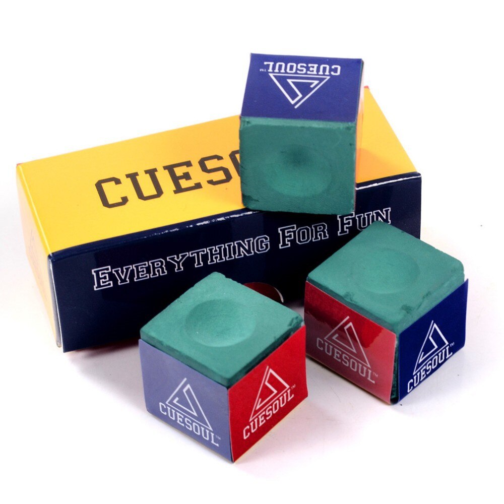 Cuesoul 3pcs Pool Cue Chalk Snooker Billiard Chalk... – Grandado