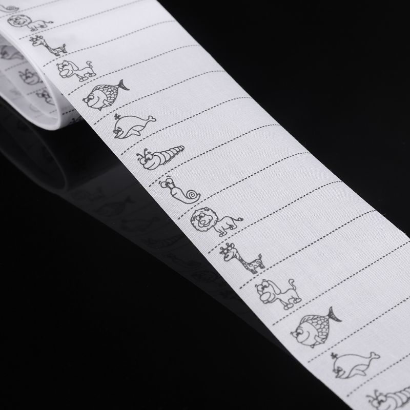 100pcs White Name Label Woven Custom Clothing Labe... – Grandado