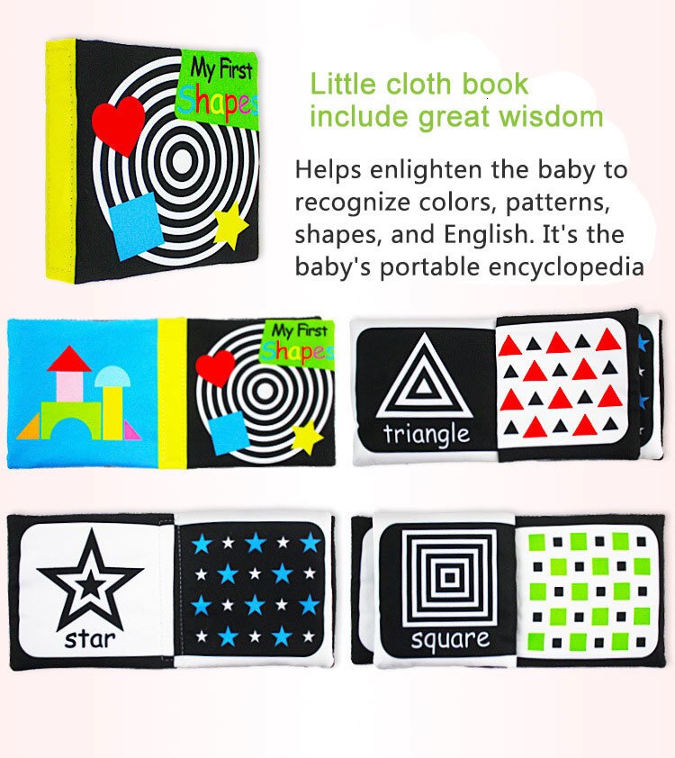 4PCS/Set Infant Cloth Book Baby First Reading Toy ... – Grandado