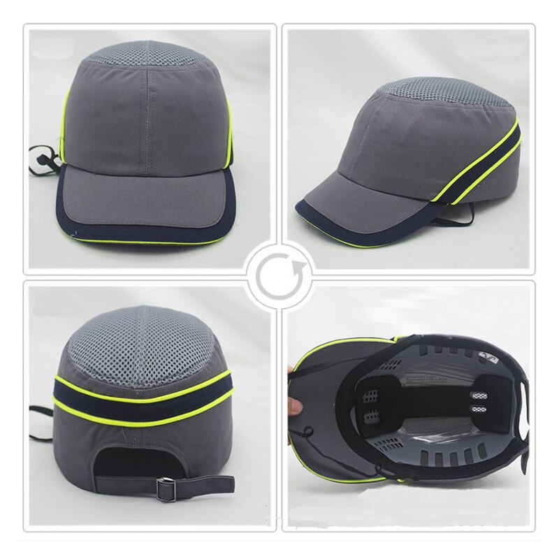 Bump Safe Cap Baseball Hat Style Protective Hi-Viz... – Grandado