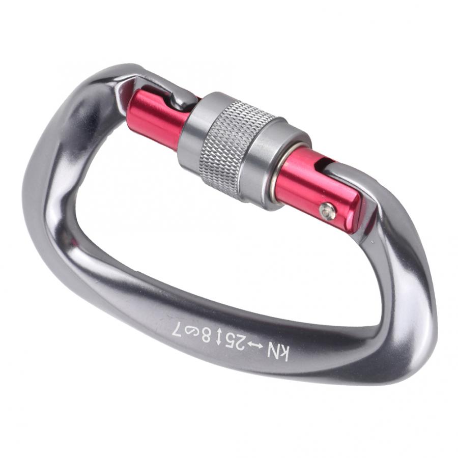 25KN Gray Aluminum Mountaineering Caving Rock Clim... – Vicedeal