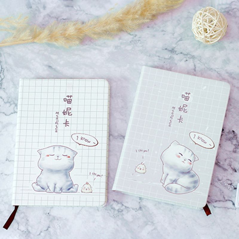 Cute Cat Notebook Journal Daily Planner Notepad Me... – Grandado