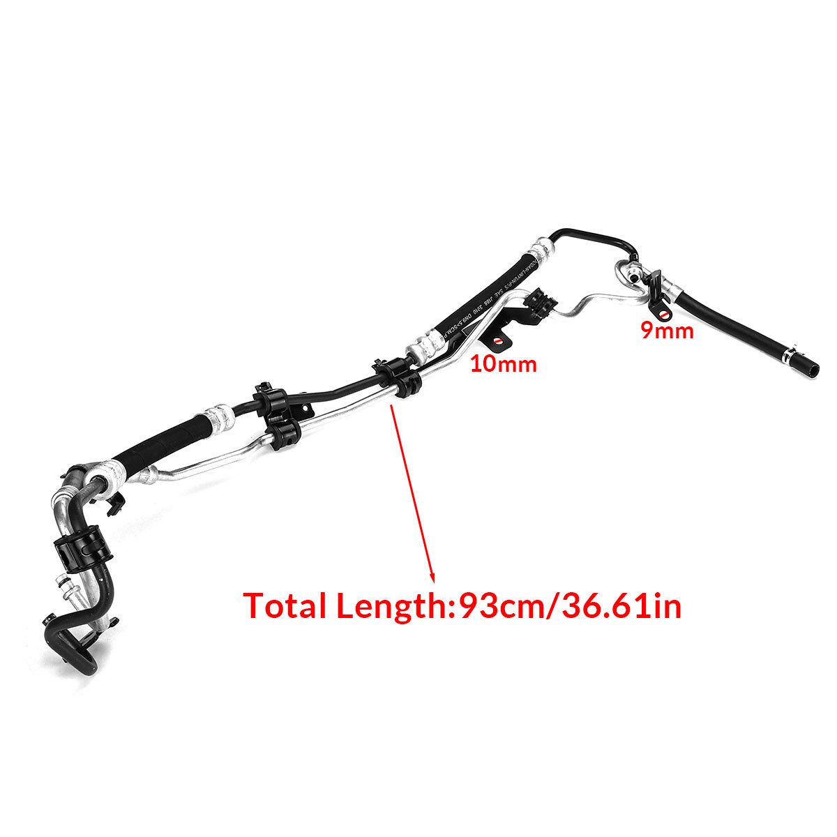 Booster Pump Pressure Power Steering Pipes Hose Fu... – Grandado