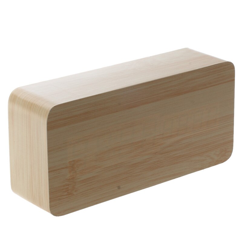 【Voice Control Kalender Thermometer】Rectangle Holz... – Vicedeal