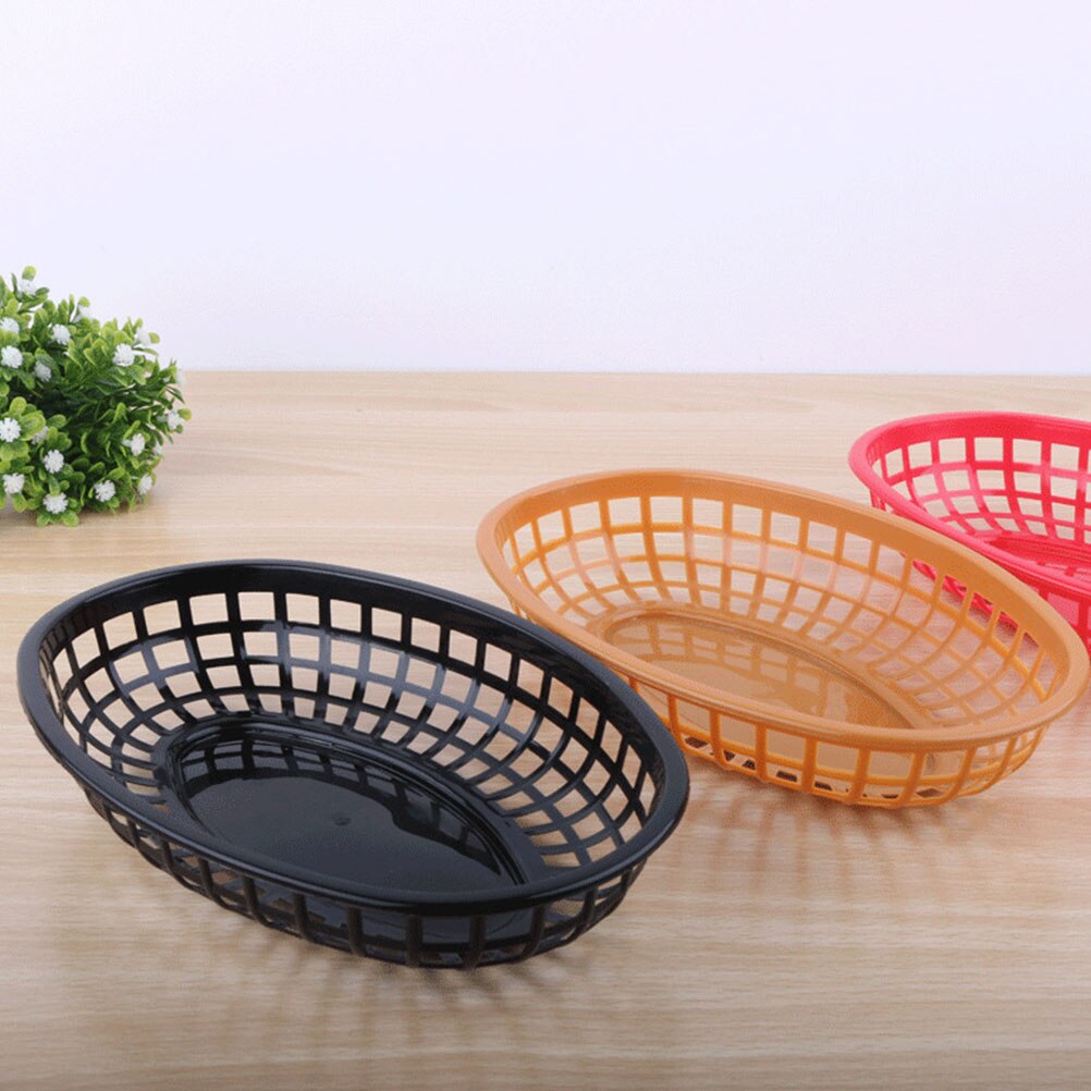 12Pcs Plastic Storage Basket Hamburger French Frie... – Grandado