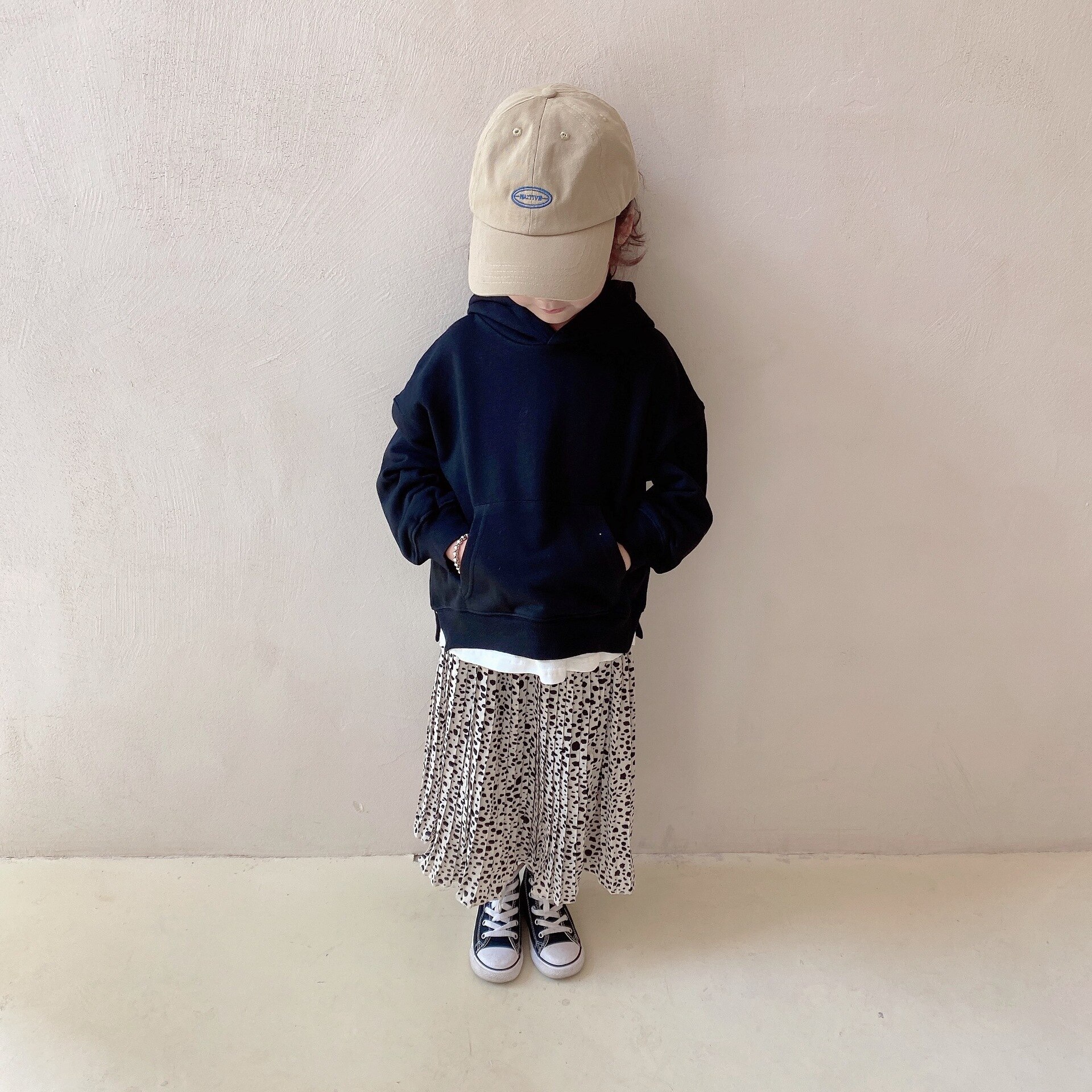 Autumn / winter Japanese Chiffon leopard pleated s... – Grandado