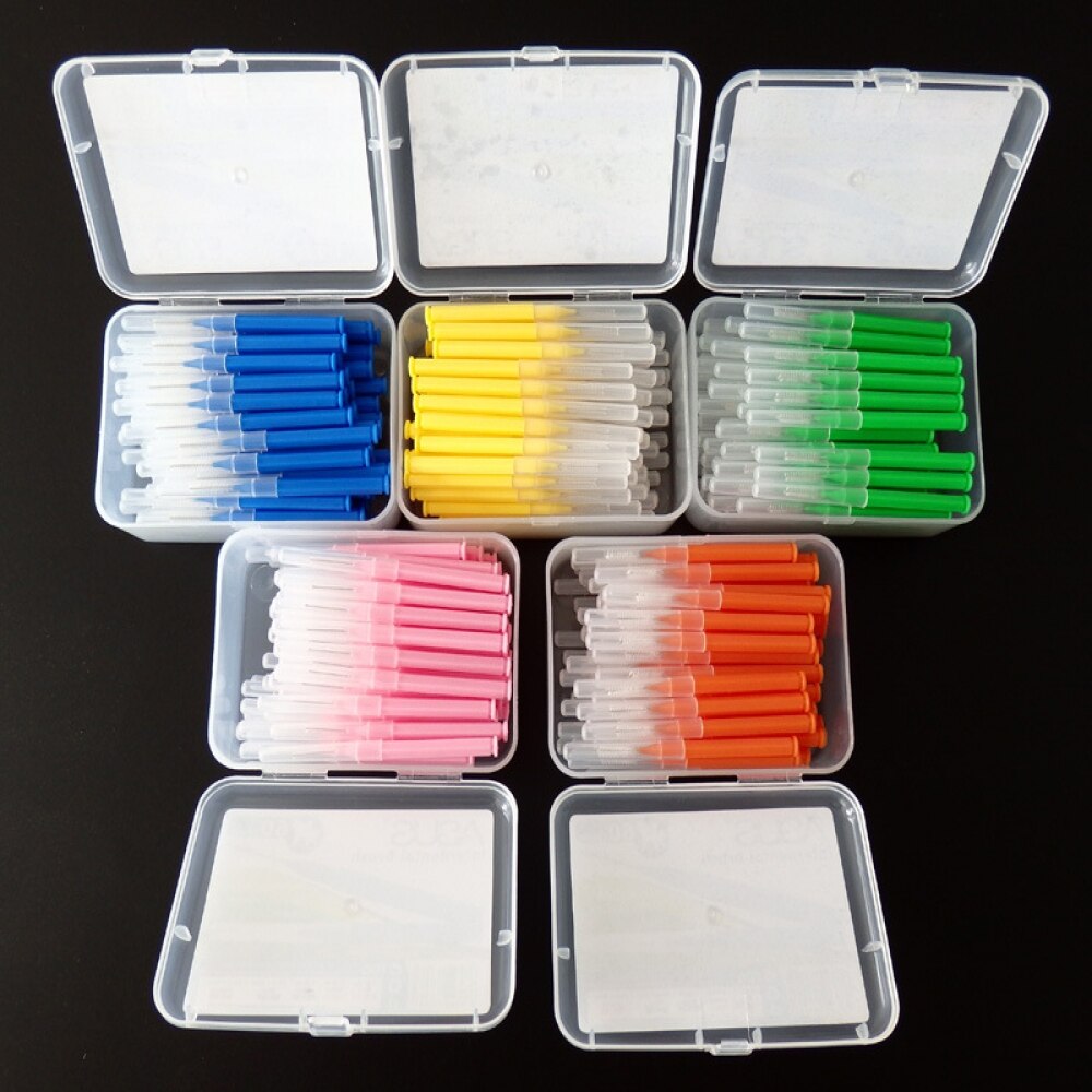 60 kpl l muotoinen hammasväliharja hammaslanka ham... – Grandado