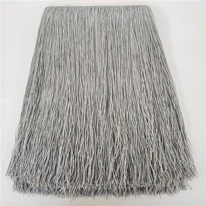 50cm/ lot silver guld fransar spets tofs polyester... – Grandado