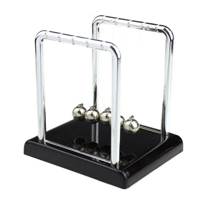 Kids Physics Science Desk Toy Newton"s Cradle Stee... – Grandado