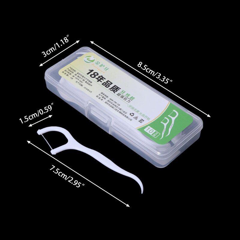 10Pcs Dental Floss Pick Toothpick Interdental Brus... – Grandado