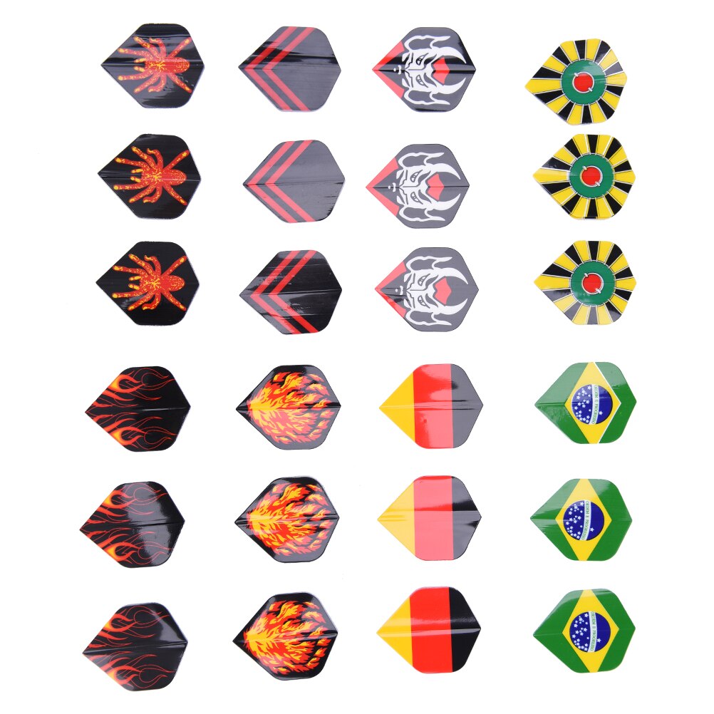 24PCS Popular Pattern Nice Darts Tail Flights Mixe... – Vicedeal