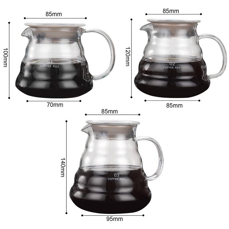 V60 Geyser Coffee Maker Pour Over Glass Range Coff... – Vicedeal