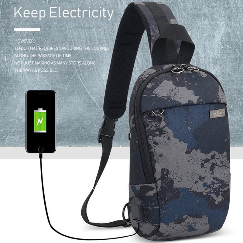 FREE KNIGHT Portable USB Shoulder Bag Running Bag ... – Vicedeal