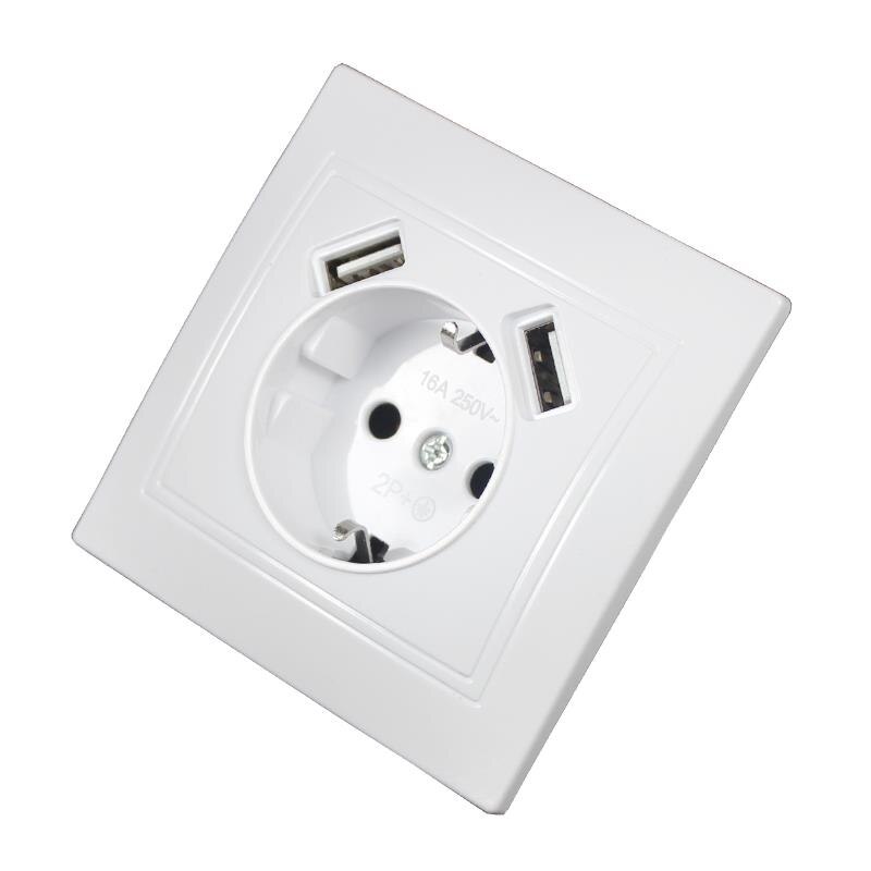 German standard European standard USB wall socket,... – Grandado