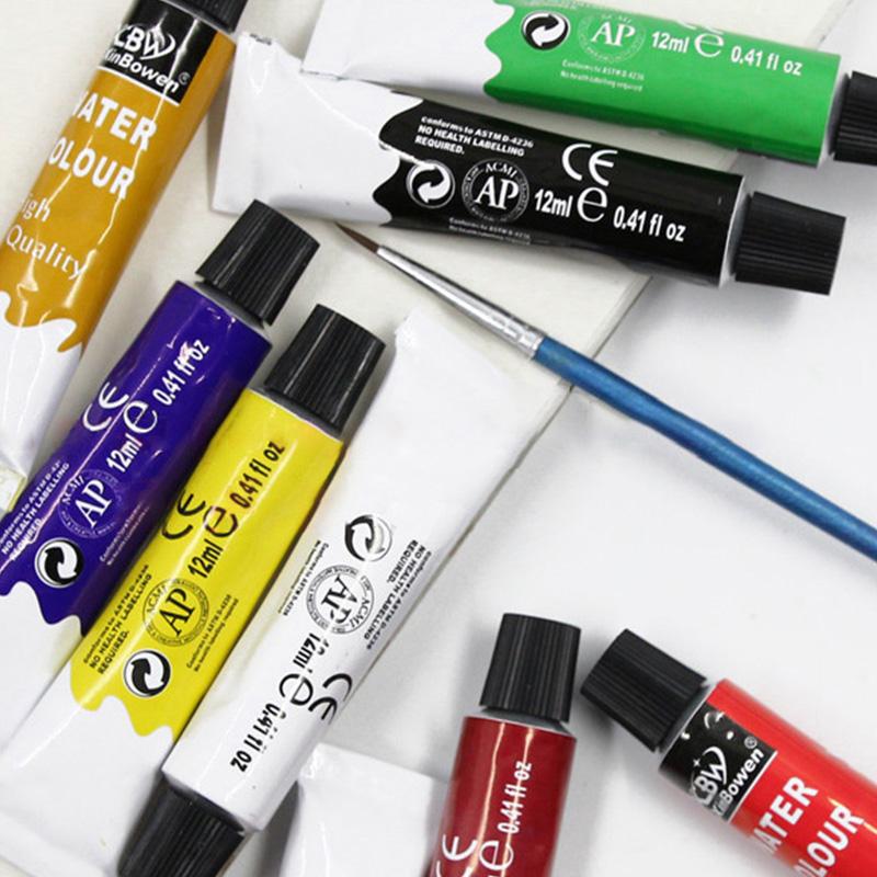 Oil Paint Set 12 Colors With Pen Acrylic Art Paint... – Grandado