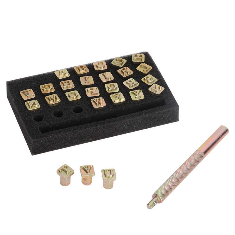 6Mm Metalen Letters Diy Lederen Stamper Ponsen Too... – Grandado