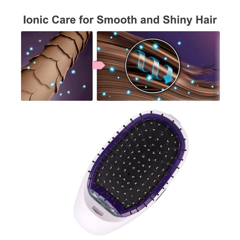1Pc Negative ion Hairbrush Electric Hair Ionic Bru... – Vicedeal