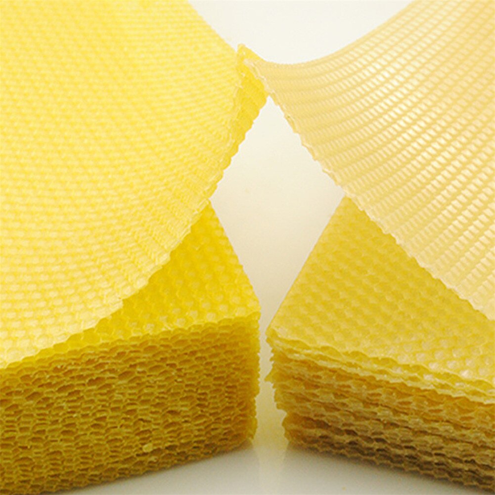 Hojas de cera de abejas con textura de panal, Base... – Grandado