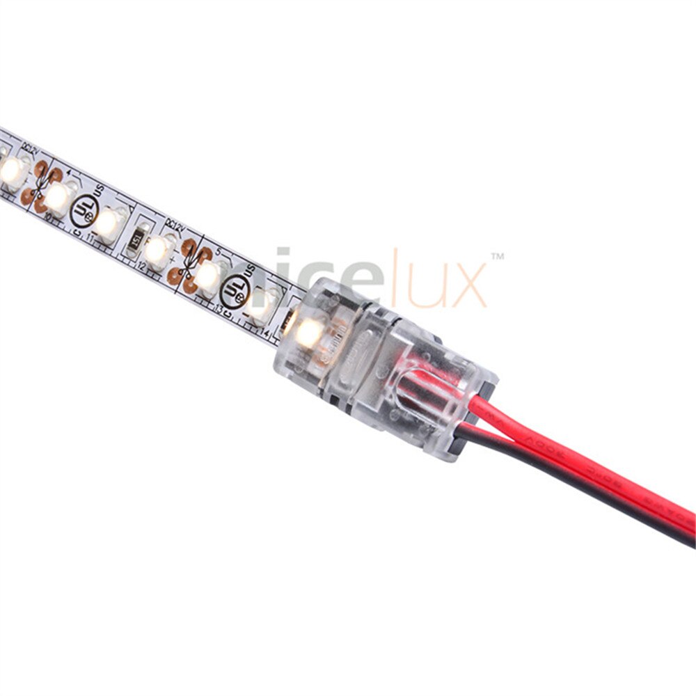 Conector de 5 uds. Para tira de LED, 2 pines, 8mm,... – Grandado
