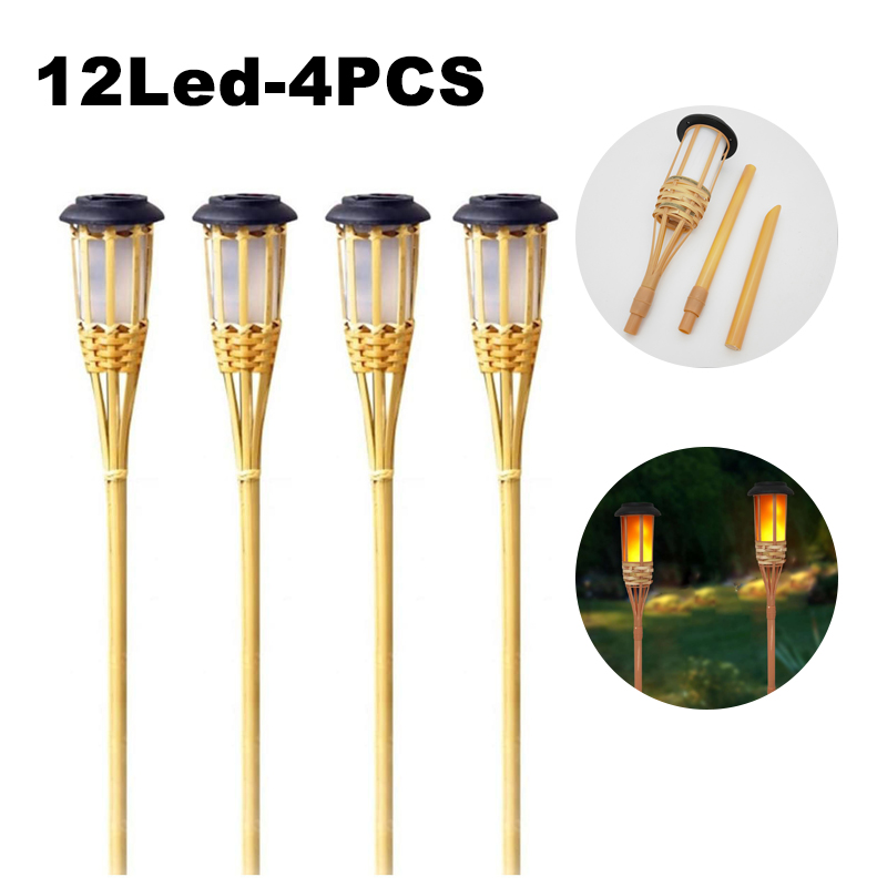 Zonne-Energie Lampen Led Vlam Effect Lamp Handwerk... – Vicedeal