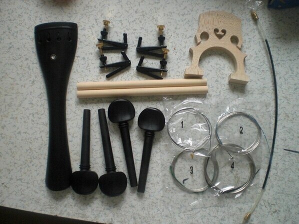 1 Set Ebony Cello Fittings 4/4 with Tail piece cel... – Grandado
