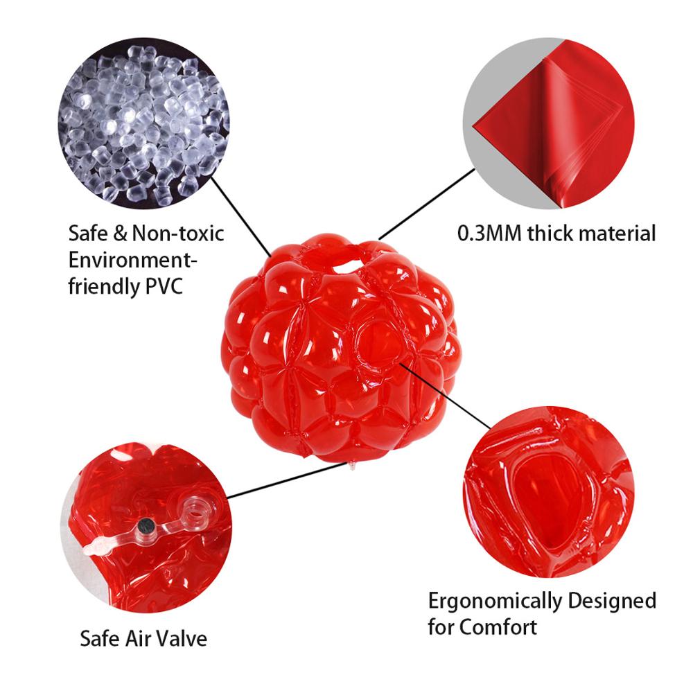 PVC Inflatable Bubble Buffer Balls Human Knocker B... – Grandado