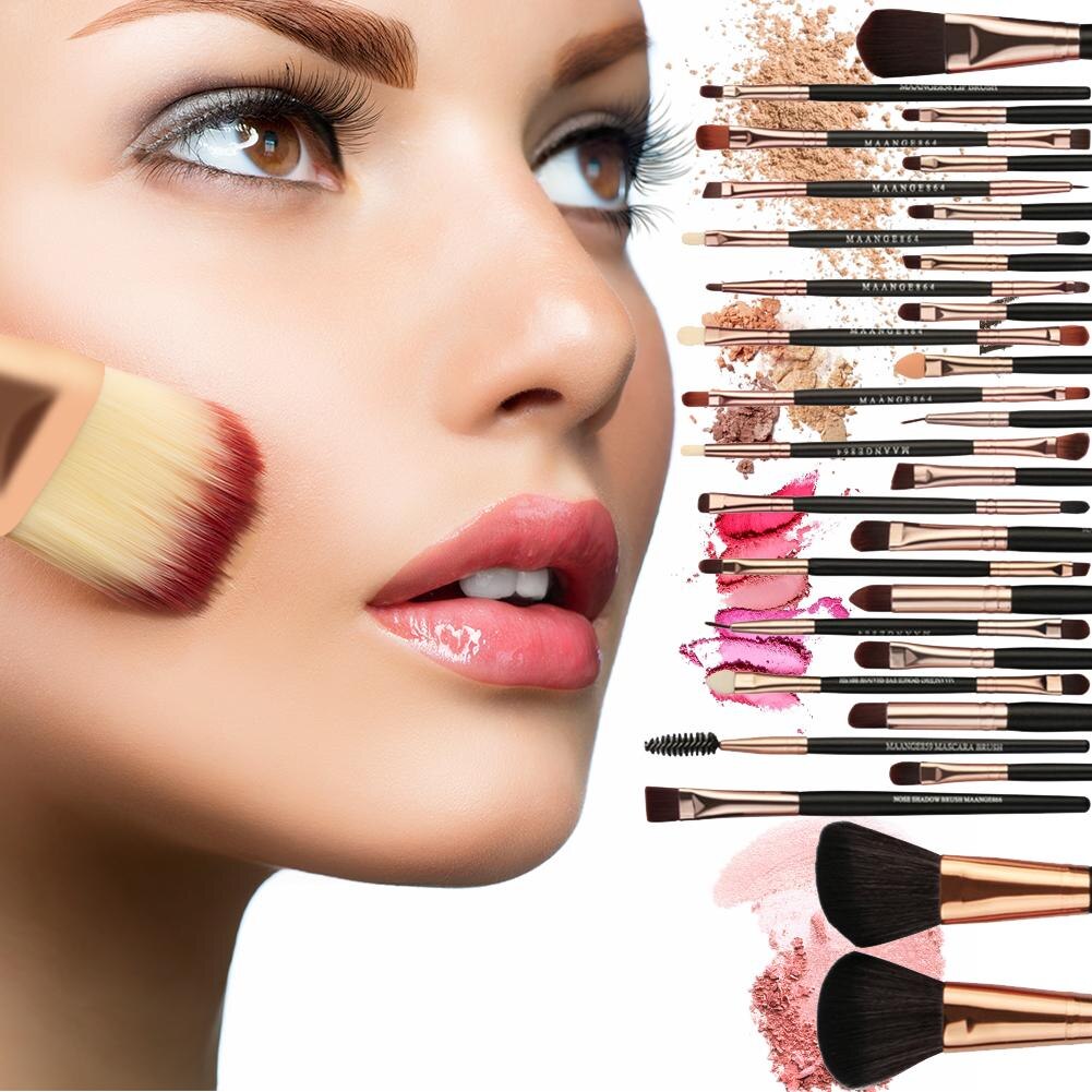 30 PCS Makeup Artist Makeup Tool Kits Brush Set Po... – Grandado