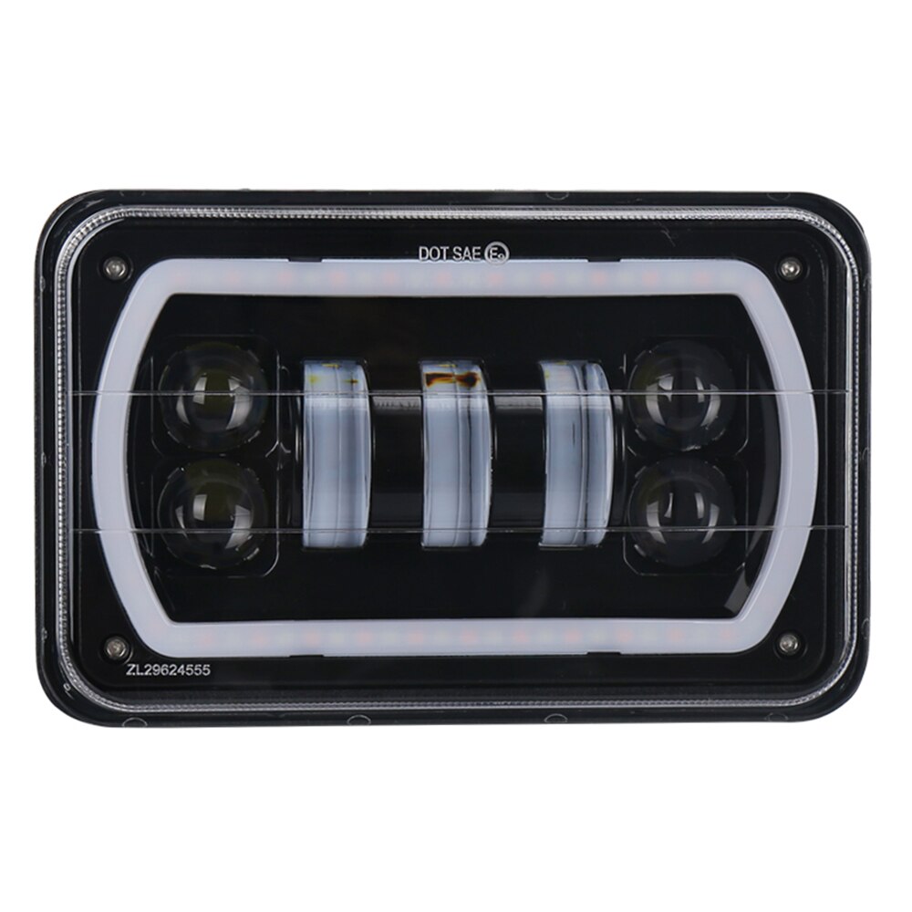 1pcs LED Light Sealed Beam Headlamp with White DRL... – Grandado
