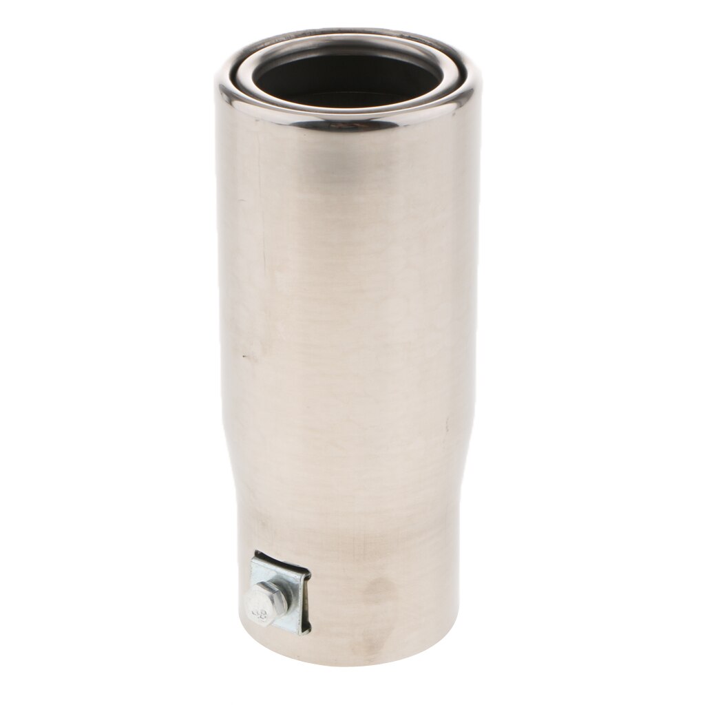 Stainless Steel Exhaust Tip Carbon Fiber Silver Ex... – Grandado