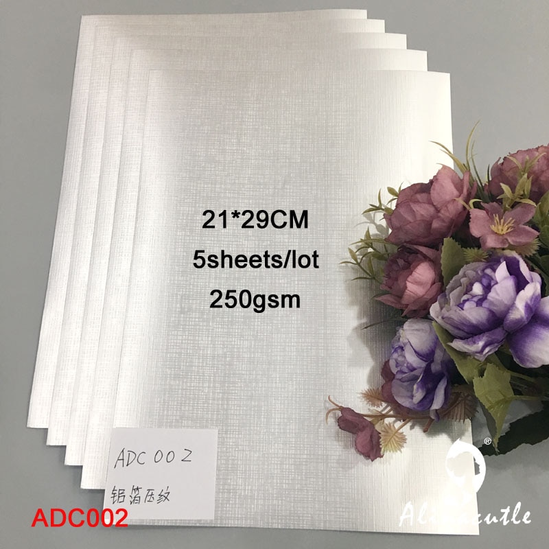 5pc Cardstock Paper Card Stock Textured Card A4 25... – Vicedeal