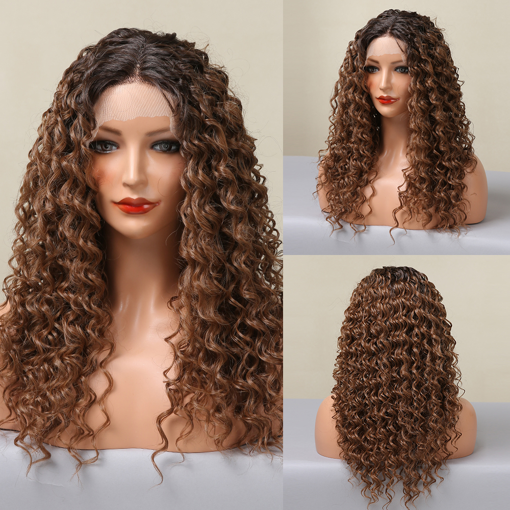 Alan Eaton Medium Krullend Lace Front Synthetisch ... – Grandado