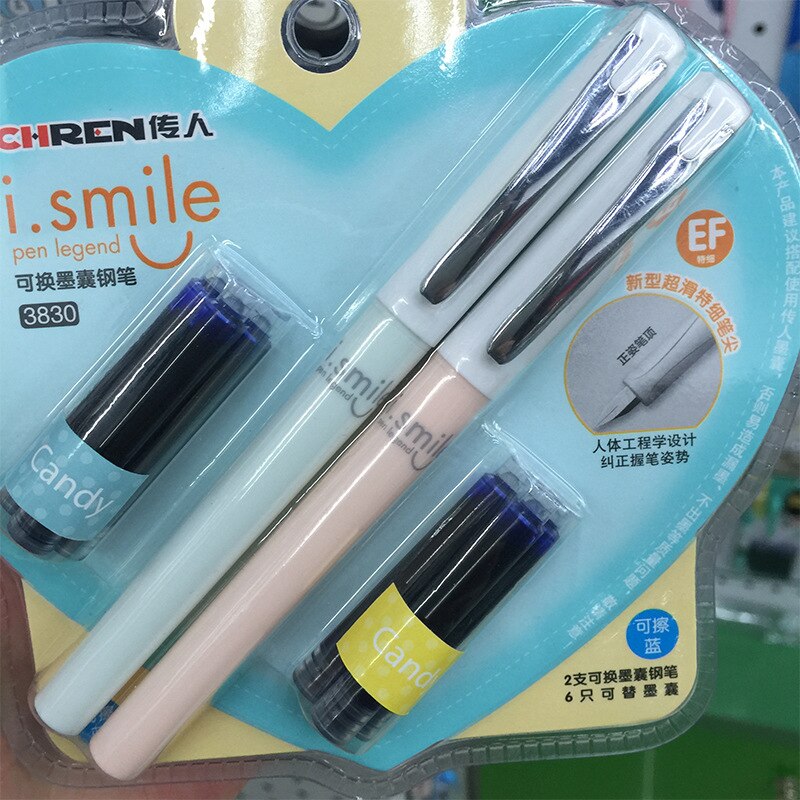 Leuke Ef Nib Vulpen Set Uitwisbare Blauwe Inkt Pen... – Grandado