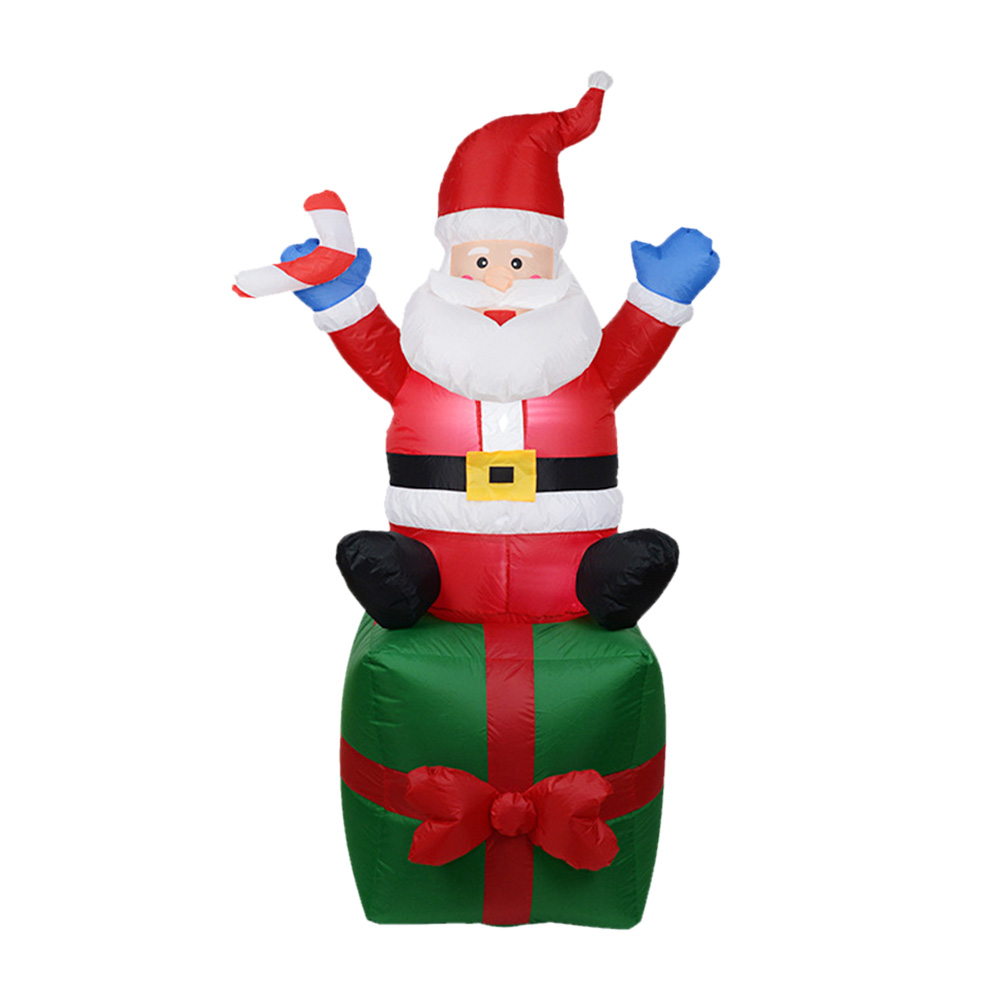 Kerst Opblaasbare Model Santa Zitten Bag Led Licht... – Vicedeal