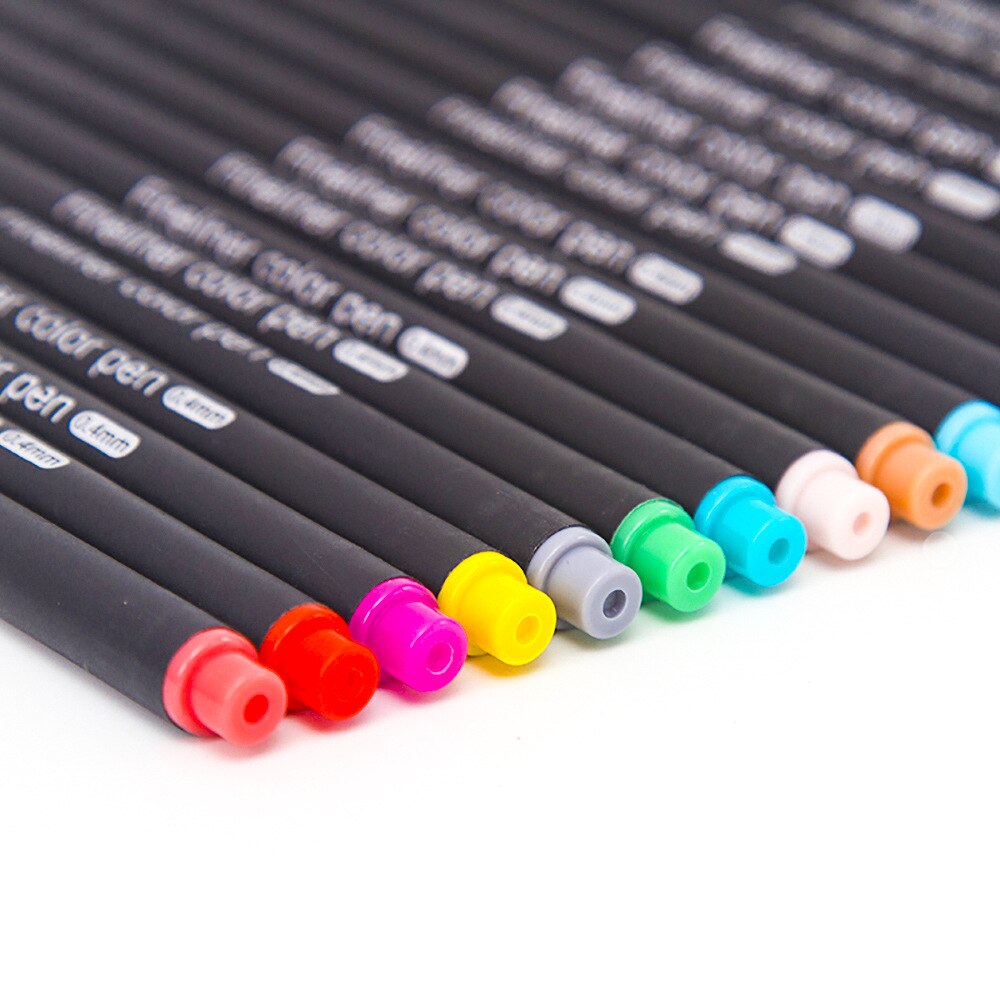 Fineliner 36 Colors Pen Set 0.4mm Fine Tip Line Wr... – Grandado