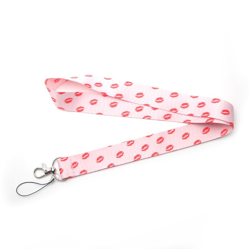 CA113 Sexy Red Lips Neck Strap Lanyard for keys ID... – Grandado