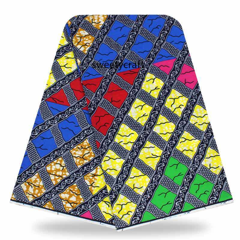Ankara Stof Afrika Real Parne Batik 100% Katoen Ge... – Grandado